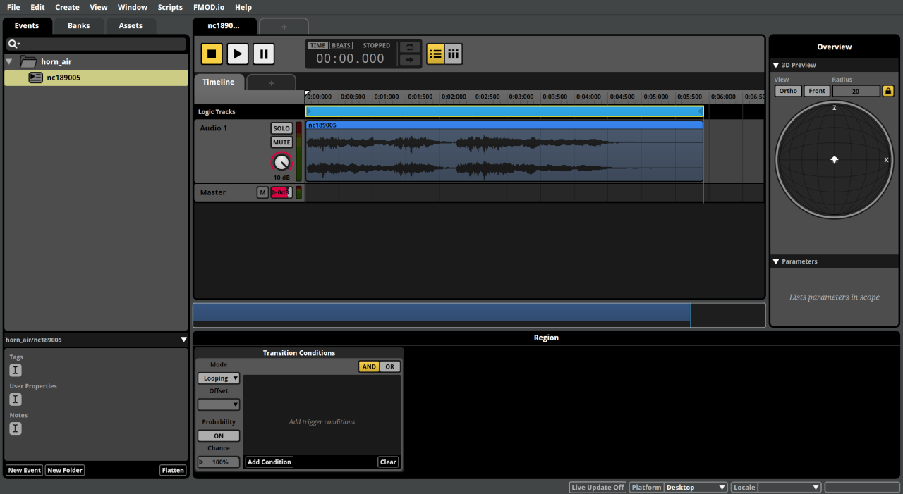 ::[fmod studio]:: Unable to create loop sound - SCS Software